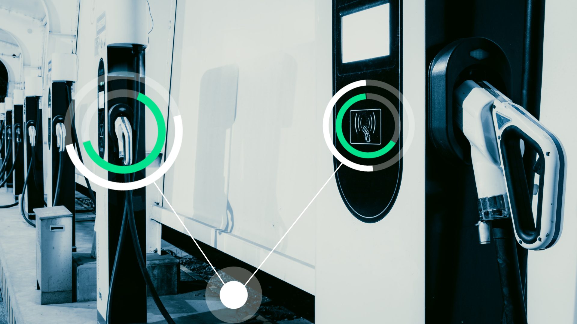 Integrated contactless payment for EV chargers