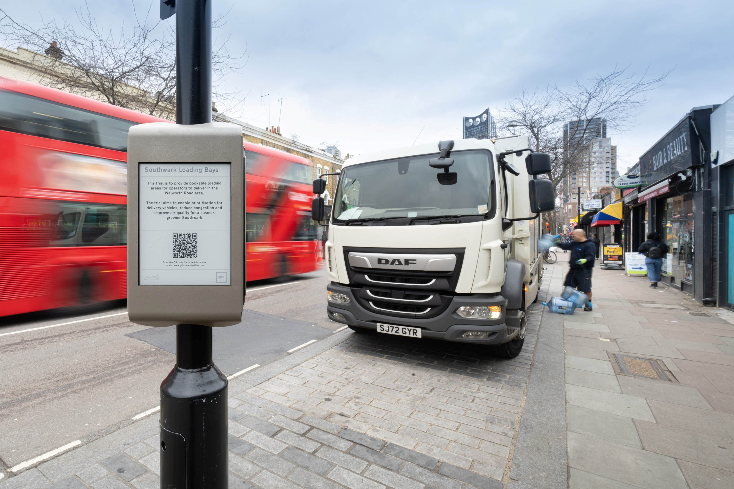 Grid Smarter Cities’ kerbside management scheme on Walworth Road made ...