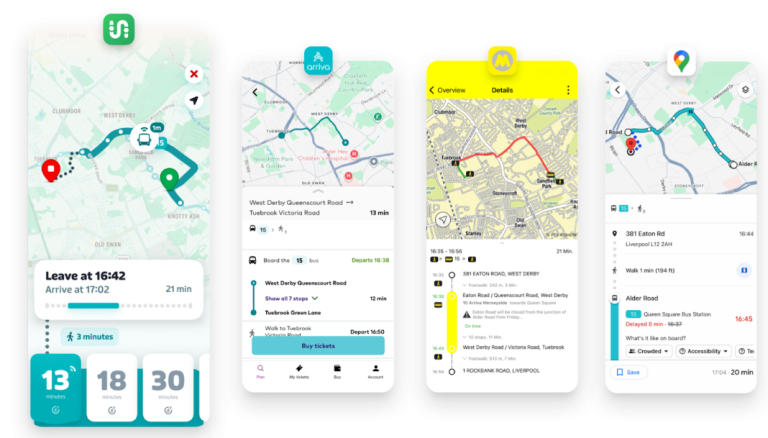 Liverpool’s unannounced bus diversions are now visible in Transit app ...